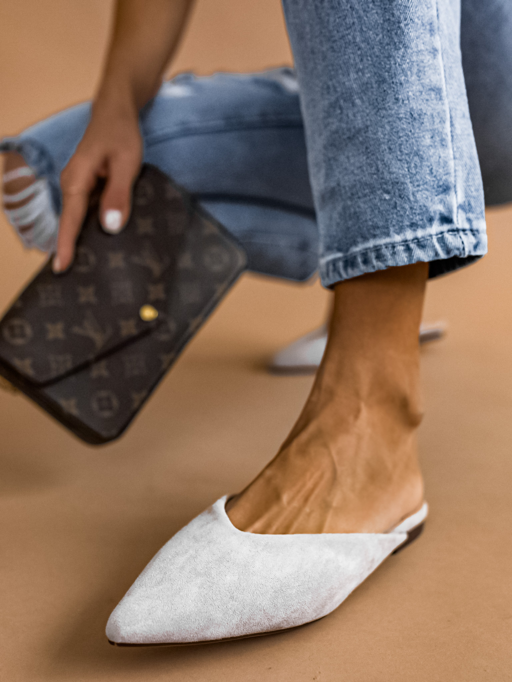 Šľapky Isobel/grey | Erika Fashion